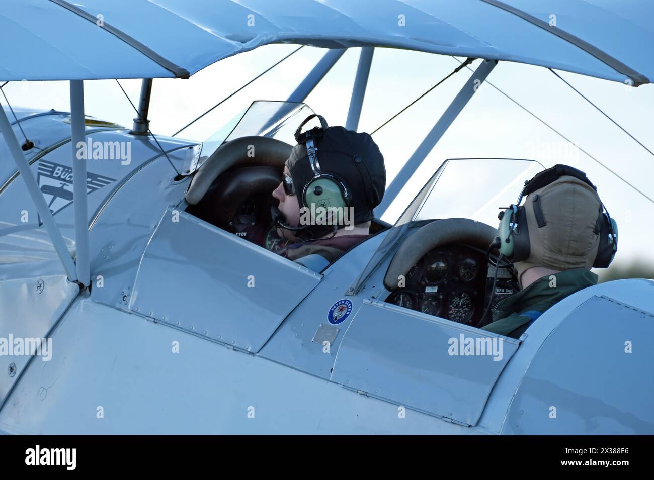 The Bücker Bü 131 Jungmann is a basic biplane trainer aircraft design ...