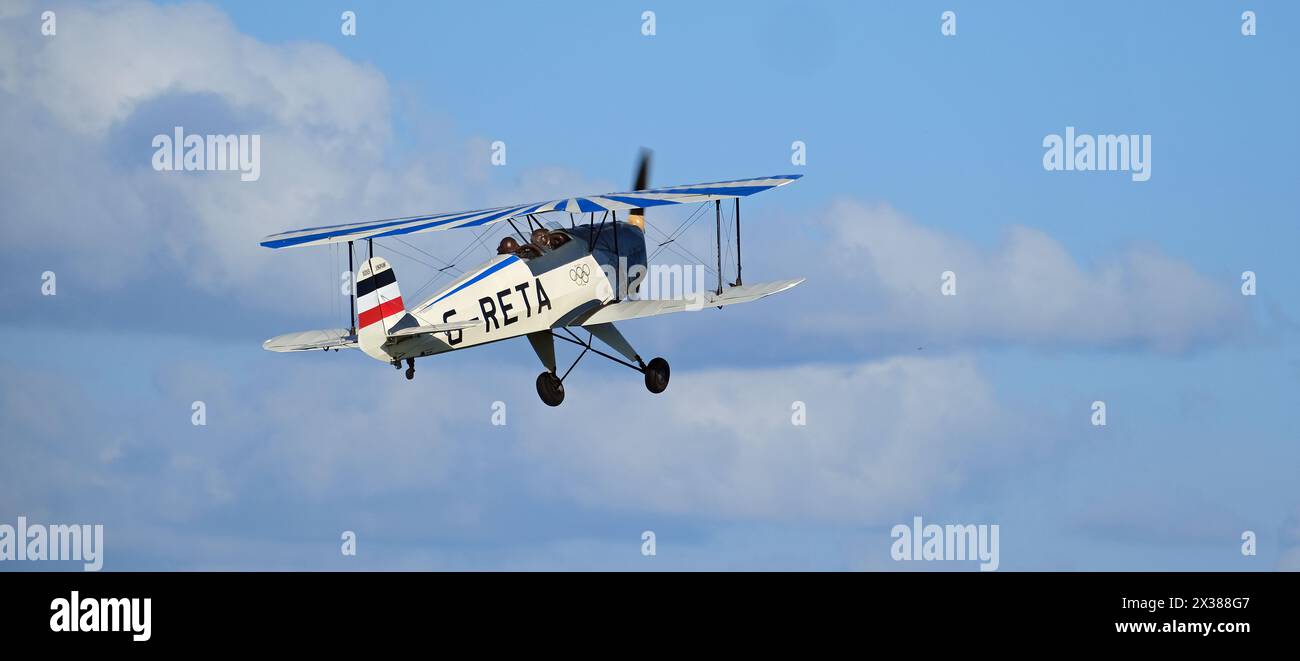 The Bücker Bü 131 Jungmann is a basic biplane trainer aircraft design ...