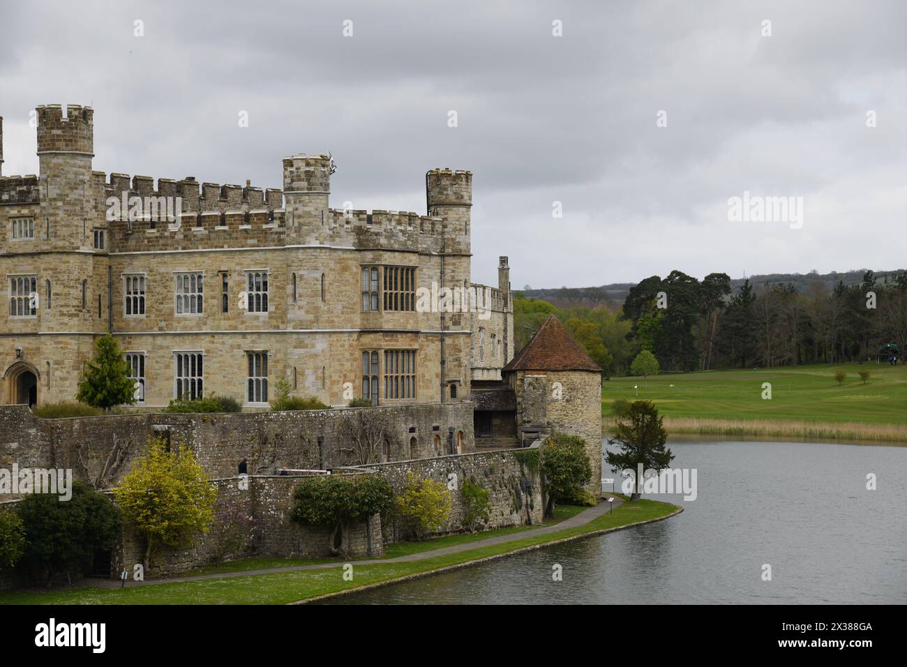 Leeds Castle Kent England Stock Photo - Alamy