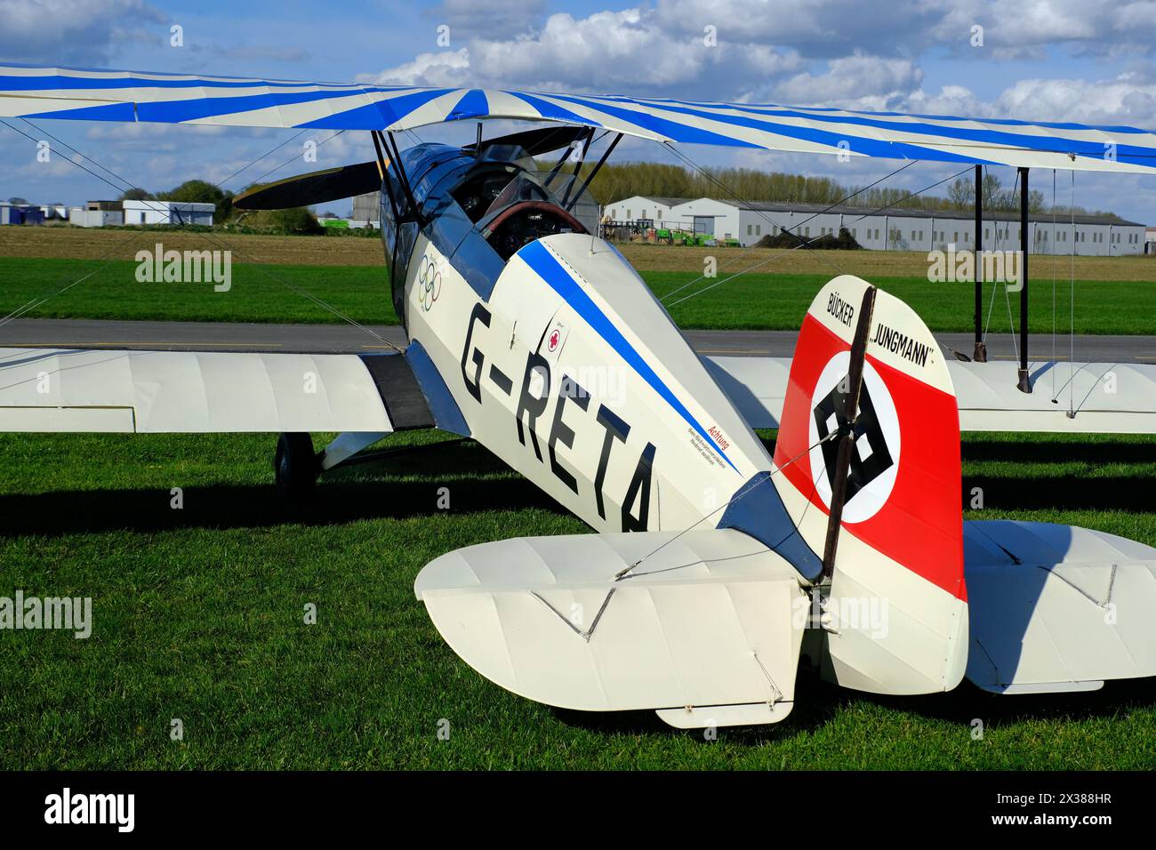 The Bücker Bü 131 Jungmann is a basic biplane trainer aircraft design ...