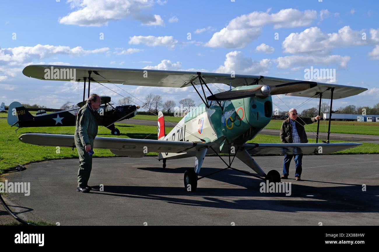The Bücker Bü 131 Jungmann is a basic biplane trainer aircraft design ...