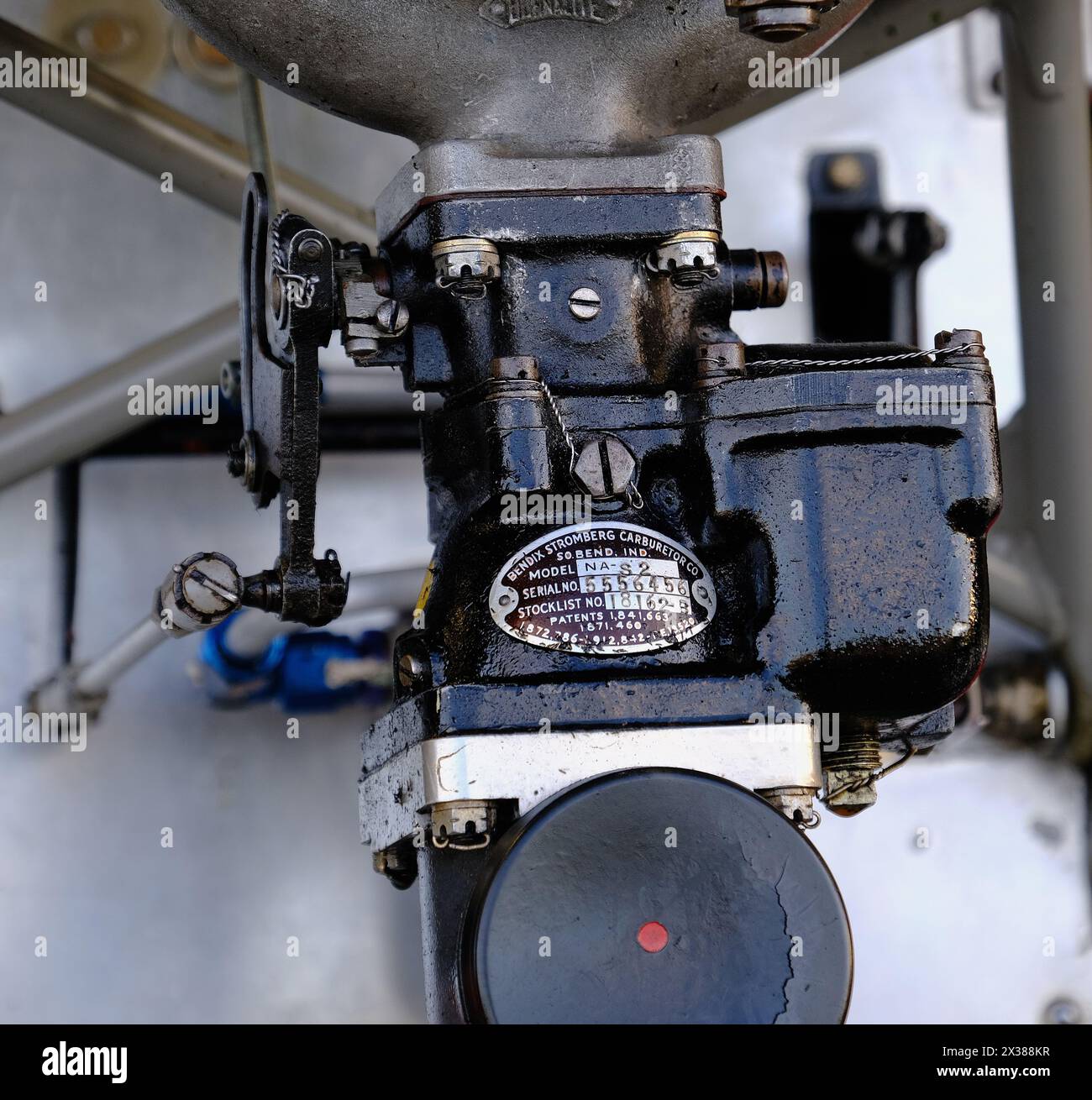 Bendix-Stromberg pressure carburetor Stock Photo - Alamy