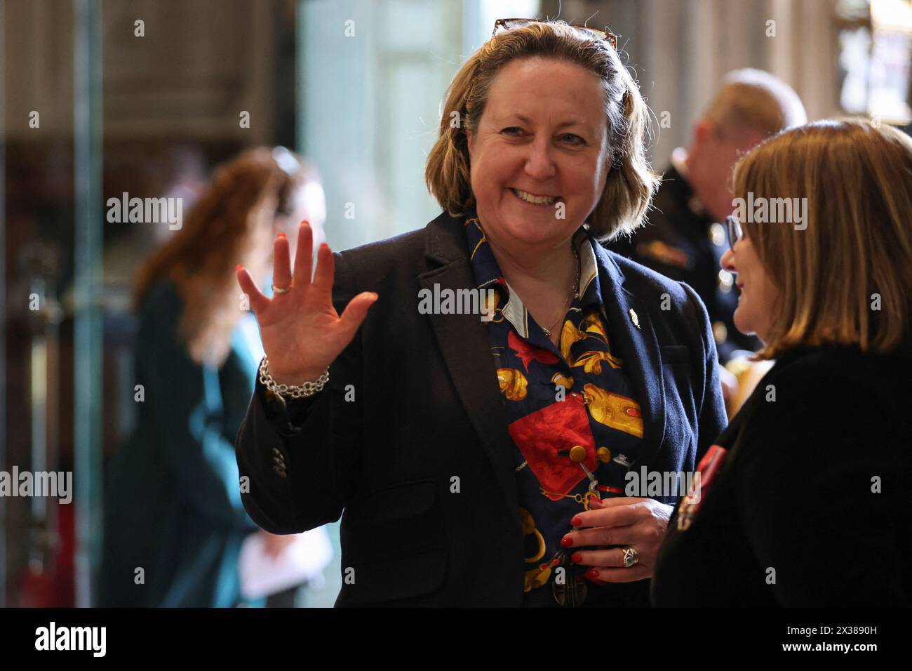 Anne-Marie Trevelyan MP attends the Service of Commemoration and ...