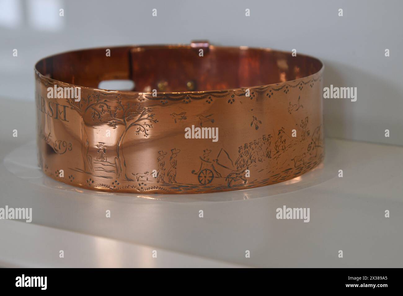 Vintage dog owners expensive collar hi-res stock photography and images ...