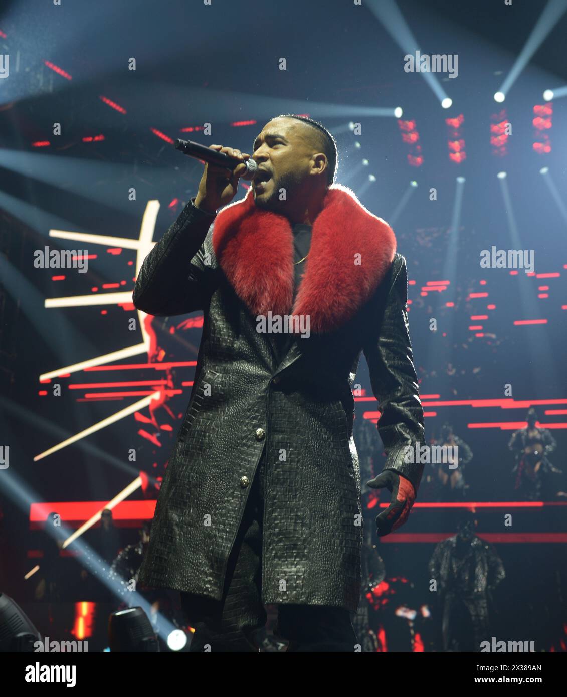 MIAMI, FL-APRIL 21: Don Omar performs during Don Omar “Back To ...