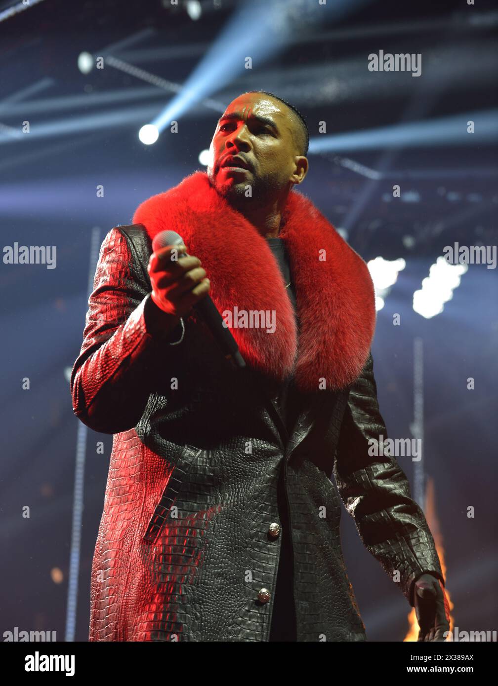 MIAMI, FL-APRIL 21: Don Omar performs during Don Omar “Back To ...