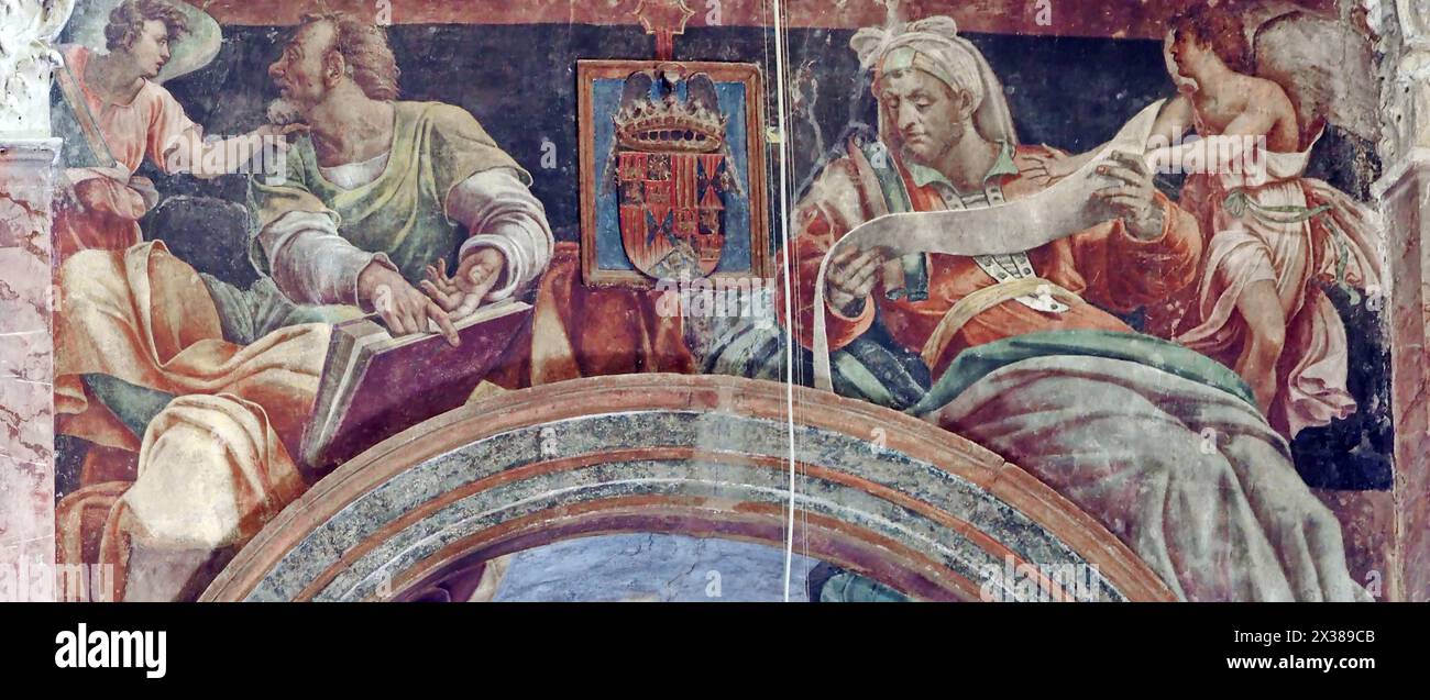 Matthew and Isaiah, over the Transfiguration in San Pietro in Montorio ...