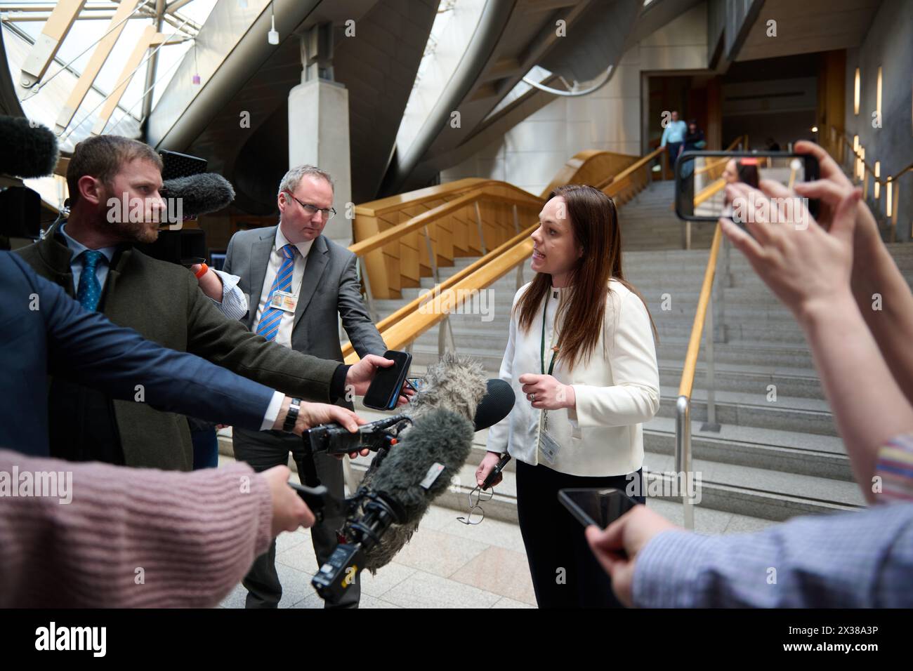 Edinburgh Scotland, UK 25 April 2024. Kate Forbes MSP at the Scottish ...