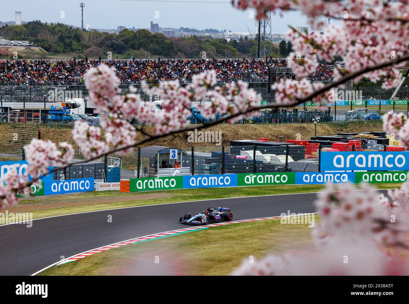 Suzuka Circuit, 5 April 2024: Esteban Ocon (FRA) of Alpine during the ...