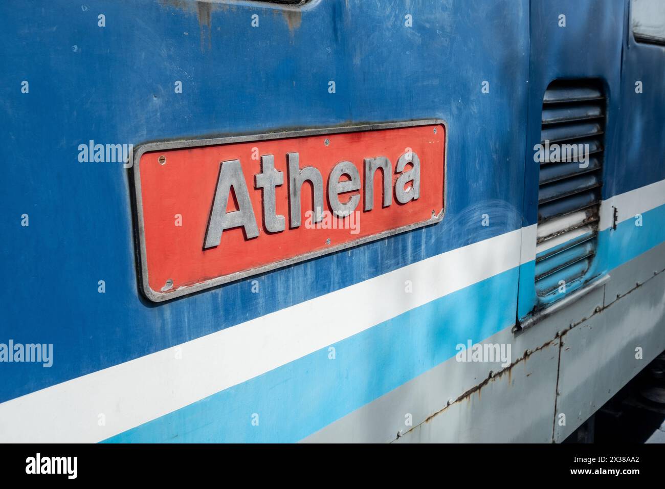 Athena, Train engine detail. Didcot Railway Centre, Oxfordshire Stock Photo - Alamy