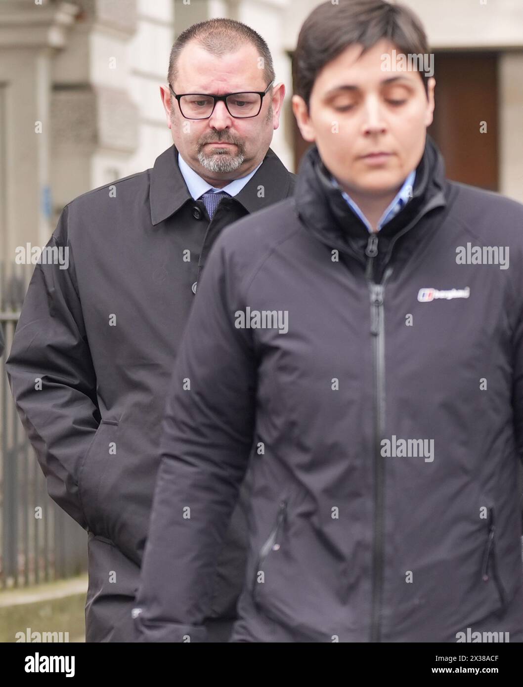 Sussex Police officers Pc Stephen Smith (left) and Pc Rachel Comotto ...