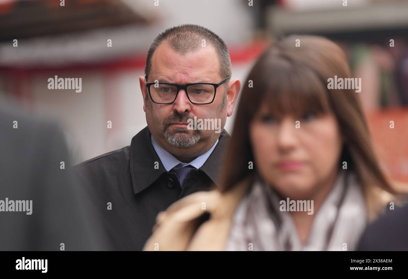 Pc Stephen Smith leaves Westminster Magistrates' Court, London, who ...