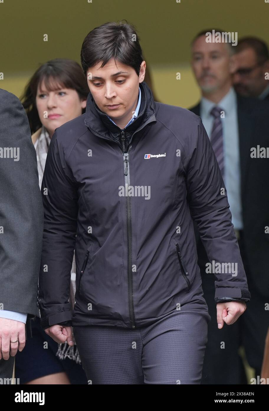 Pc Rachel Comotto leaves Westminster Magistrates' Court, London, who ...