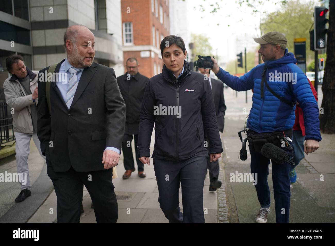 Pc Rachel Comotto leaves Westminster Magistrates' Court, London, who ...