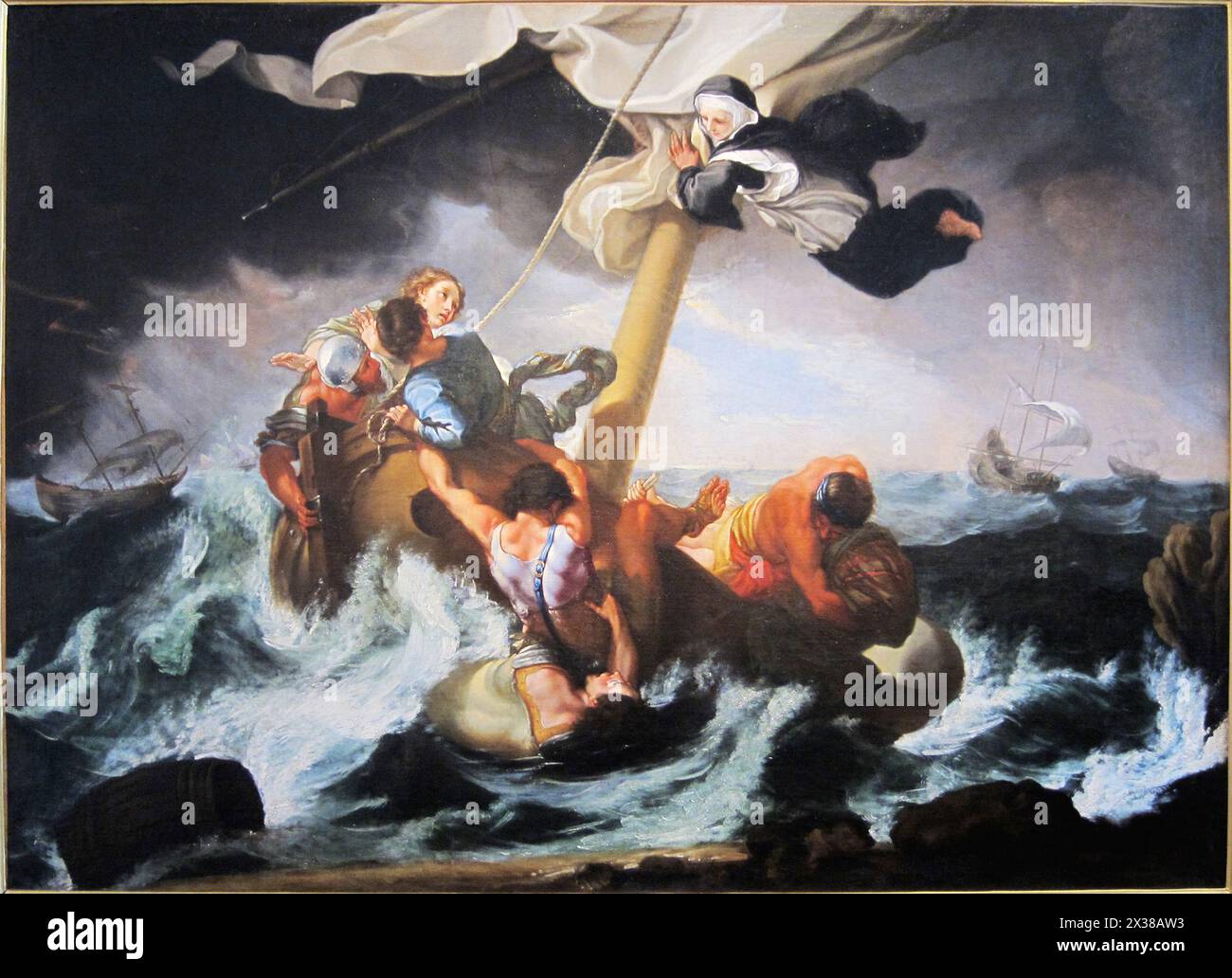 St Catherine, oil on canvas Benedetto Luti Stock Photo - Alamy