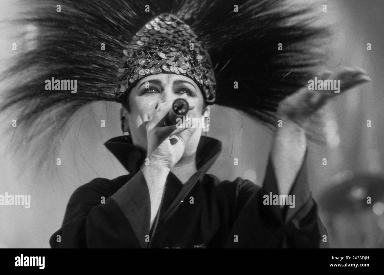 Boy george iconic eighties Black and White Stock Photos & Images - Alamy