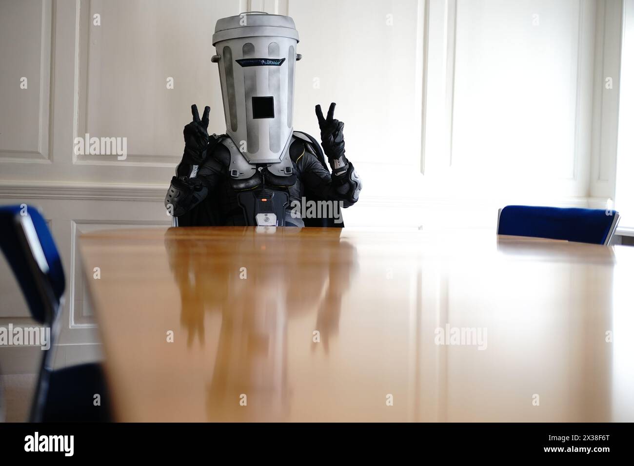 Mayor of London election candidate Count Binface in Westminster ...