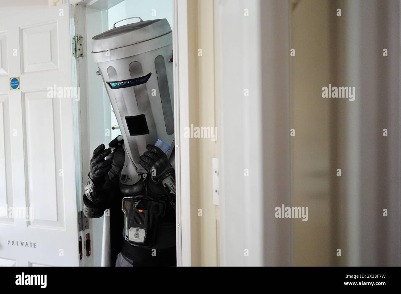 Mayor of London election candidate Count Binface in Westminster ...