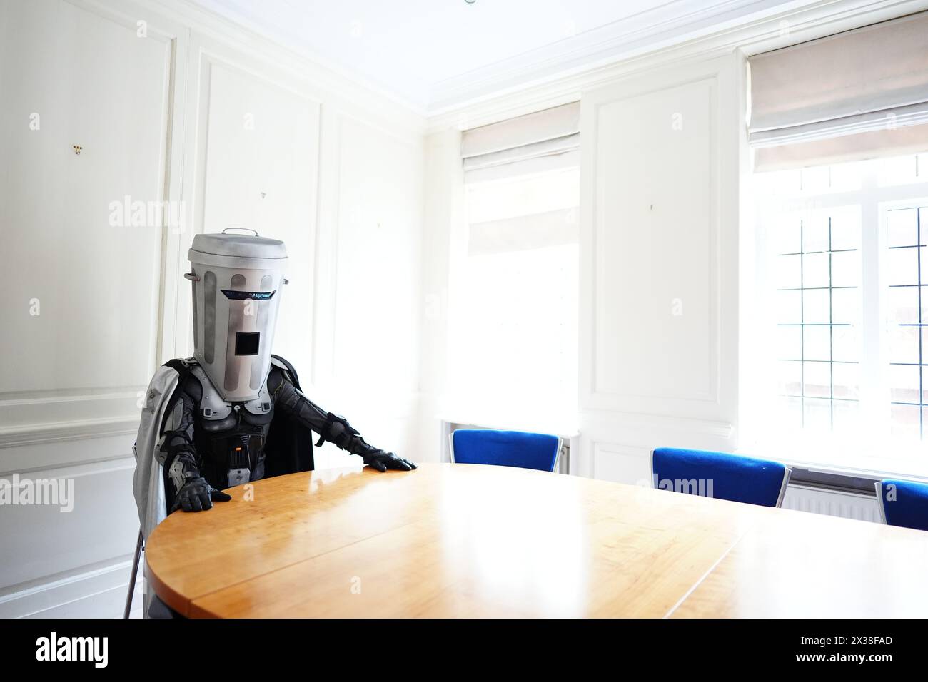 Mayor of London election candidate Count Binface in Westminster ...