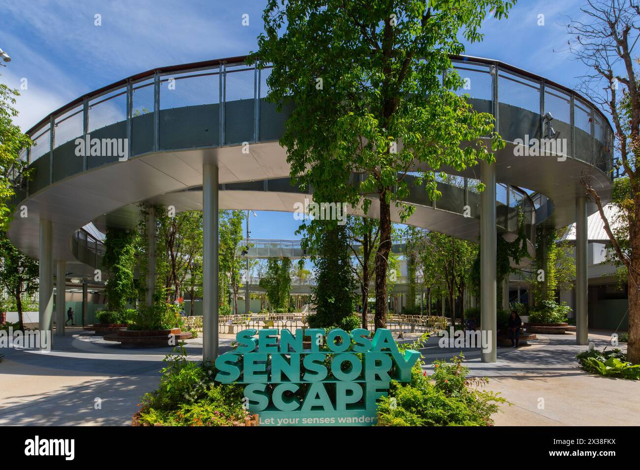 Sentosa Sensoryscape architecture design, the entrance point for ...