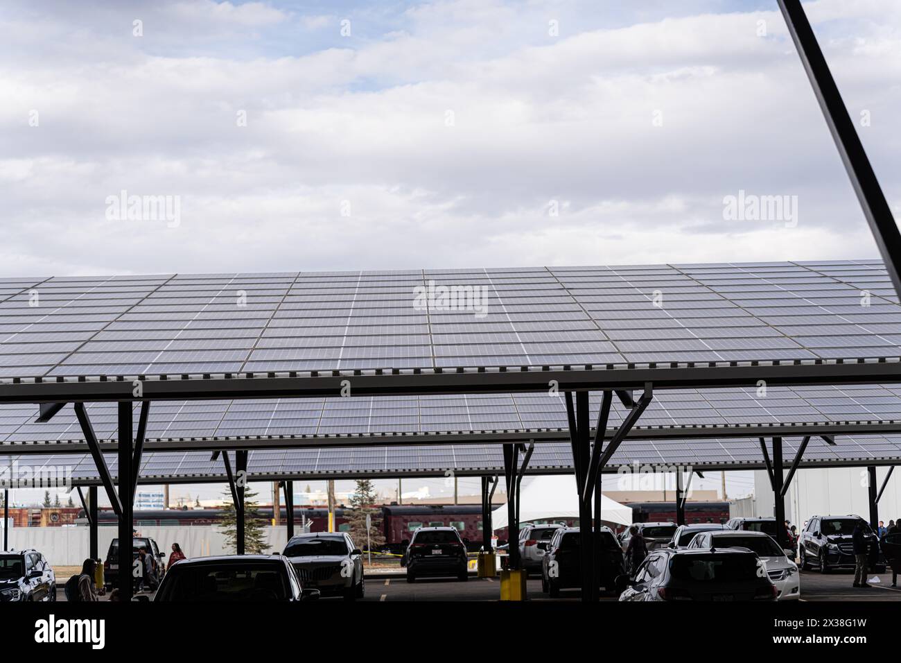 Solar panels used generate electricity hi-res stock photography and ...