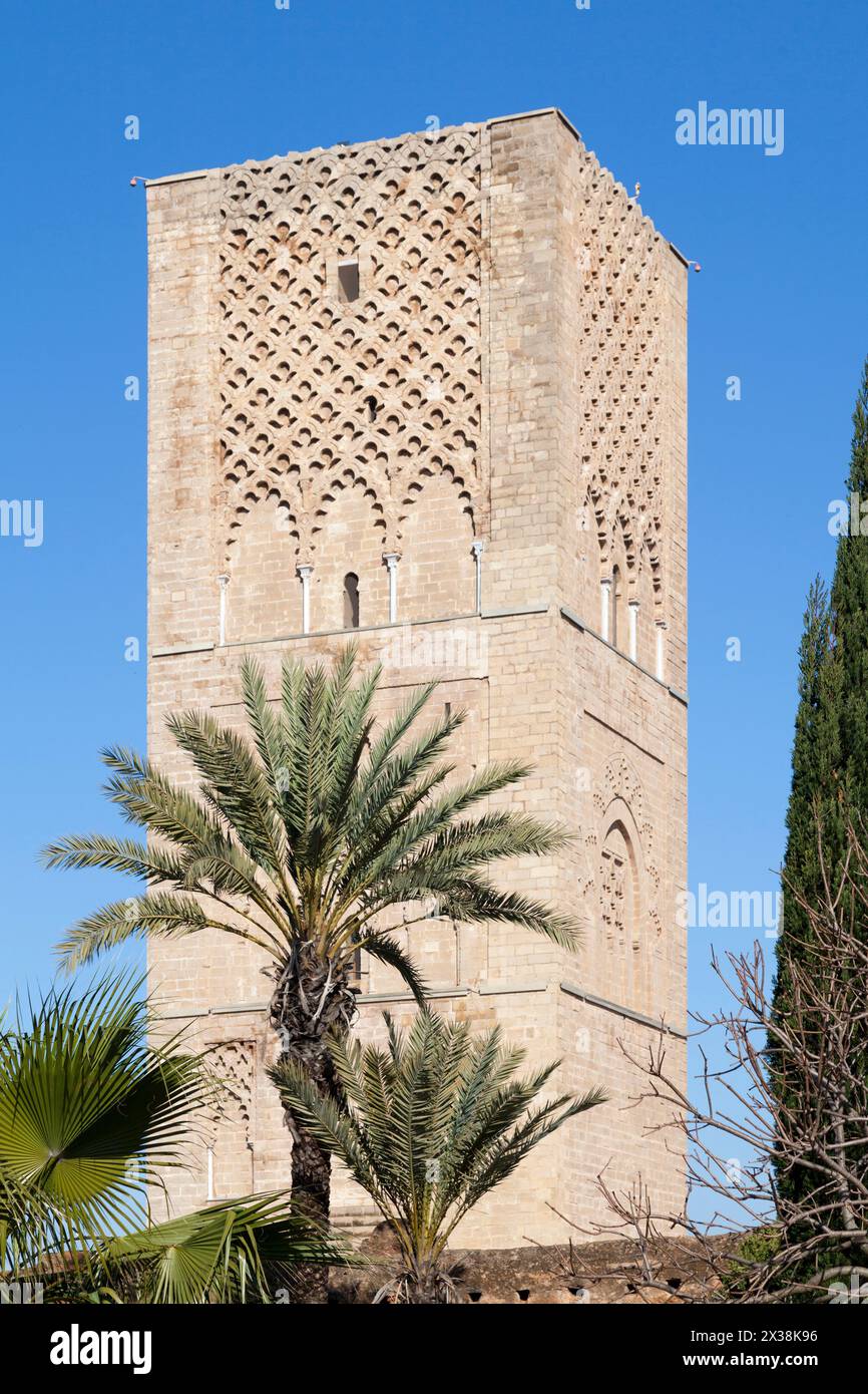 Hassan Tower or Tour Hassan (Arabic: صومعة حسان‎) is the minaret of an ...