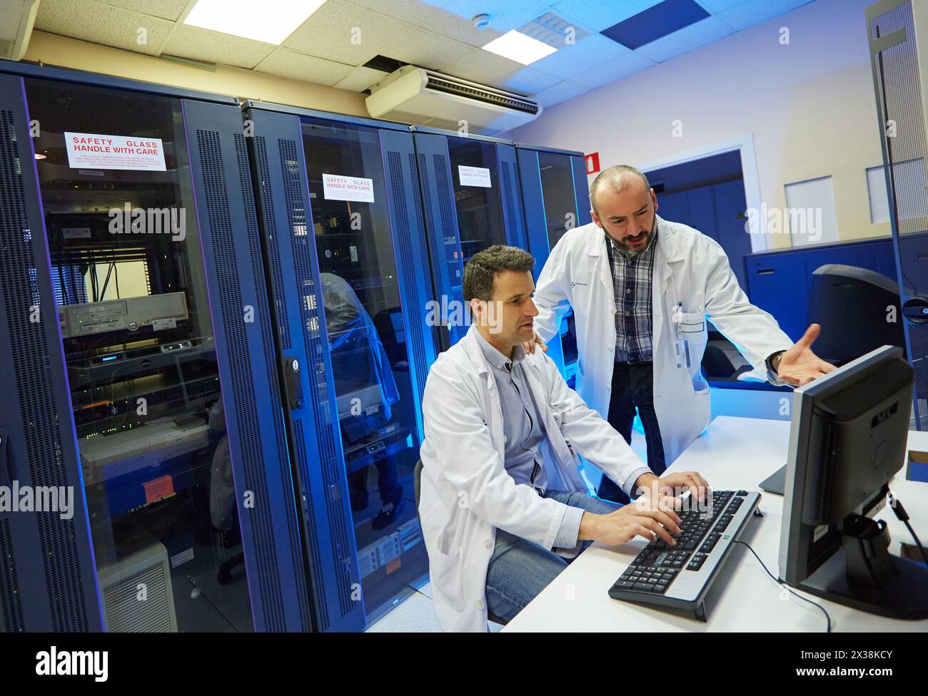 Data Processing Center, Department of Computer Servers in raks ...