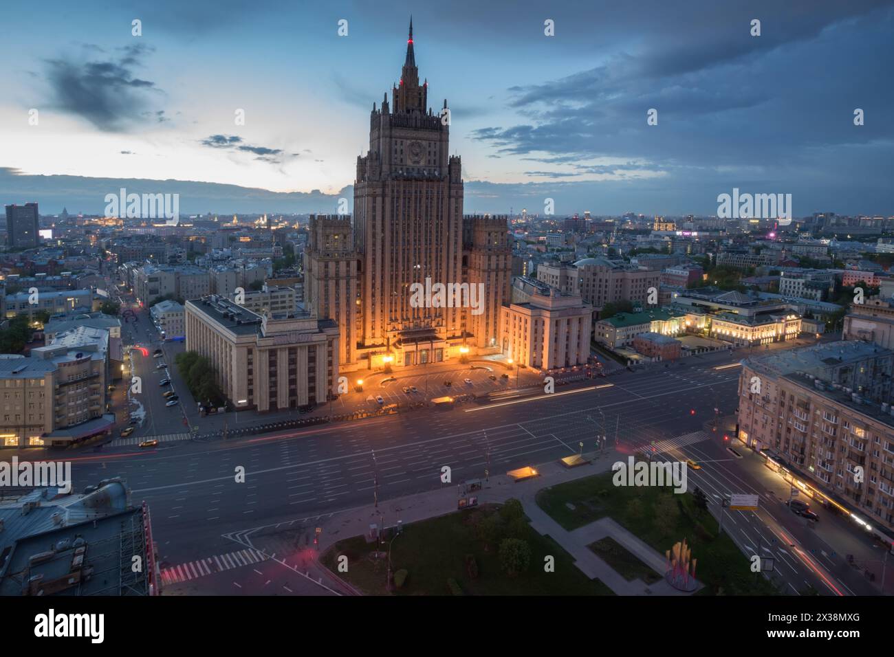 Ministry of Foreign Affairs building (Stalin skyscraper) at early ...