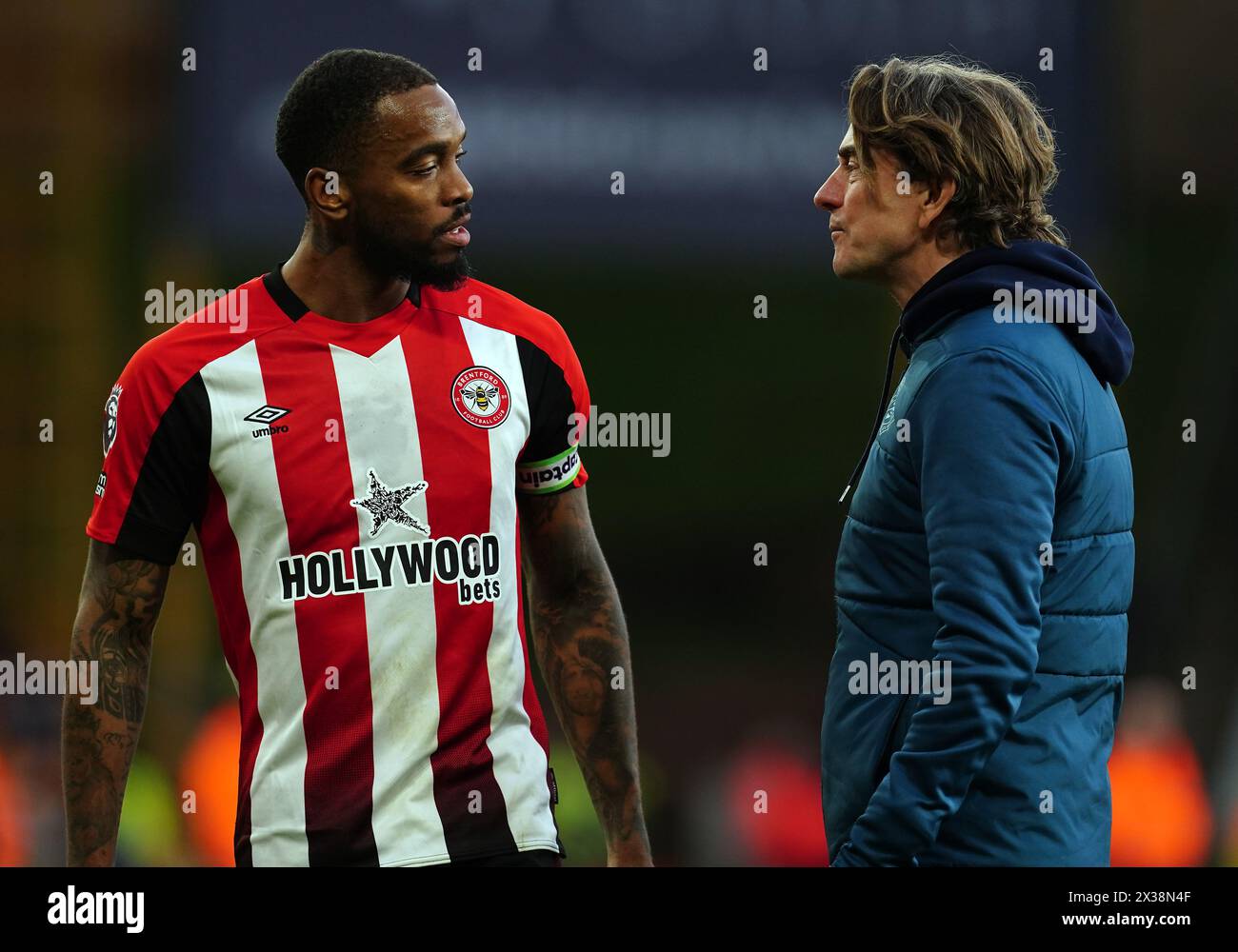 File photo dated 10-02-2024 of Brentford's Ivan Toney and manager ...