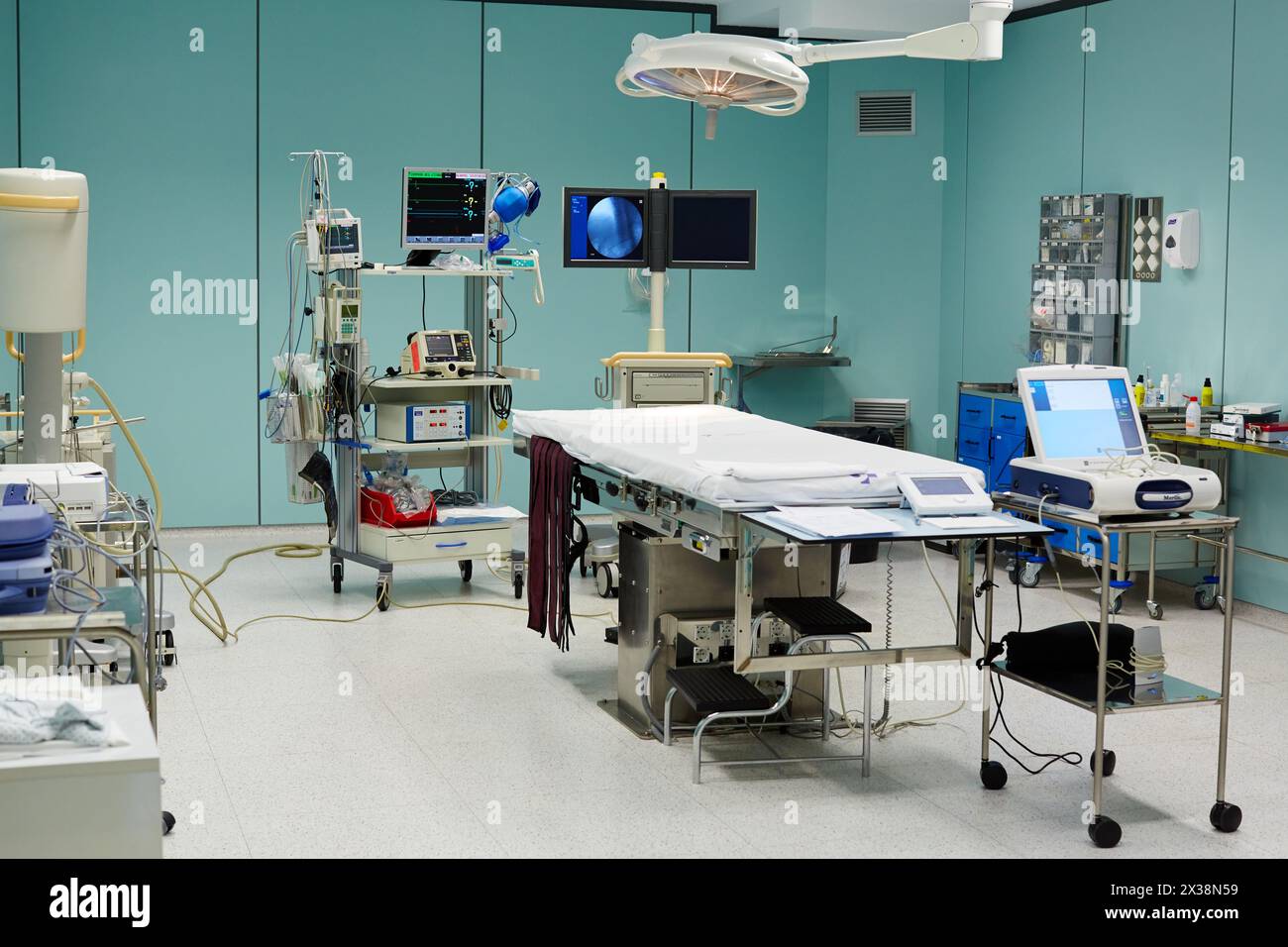 Operating room for cardiac pacemaker placement intensive care unit icu ...