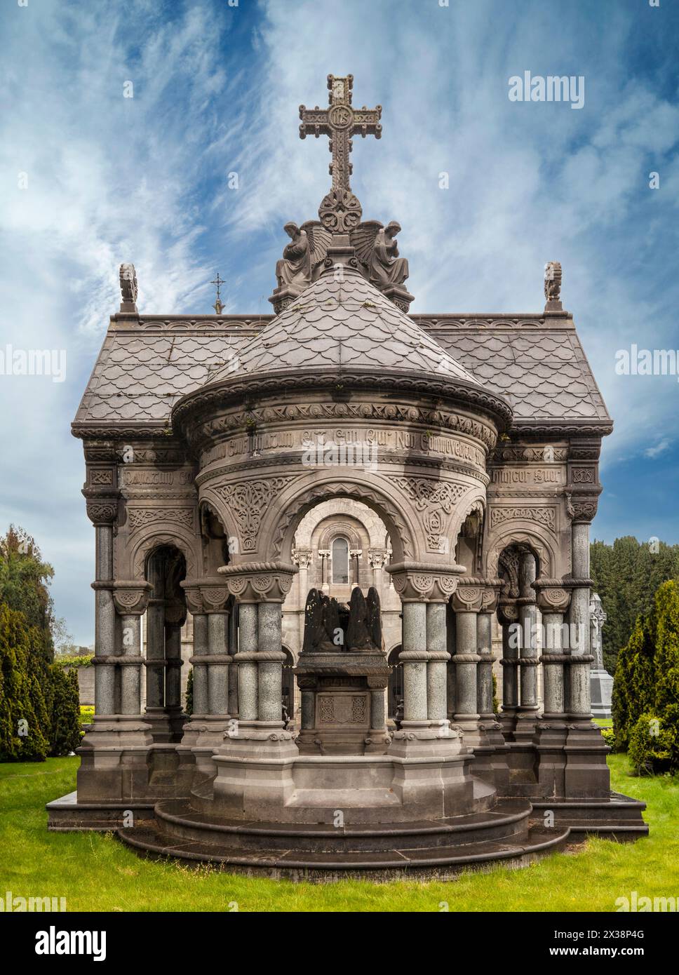 The Byzantine mausoleum of Cardinal Edward McCabee, in Glasnevin ...