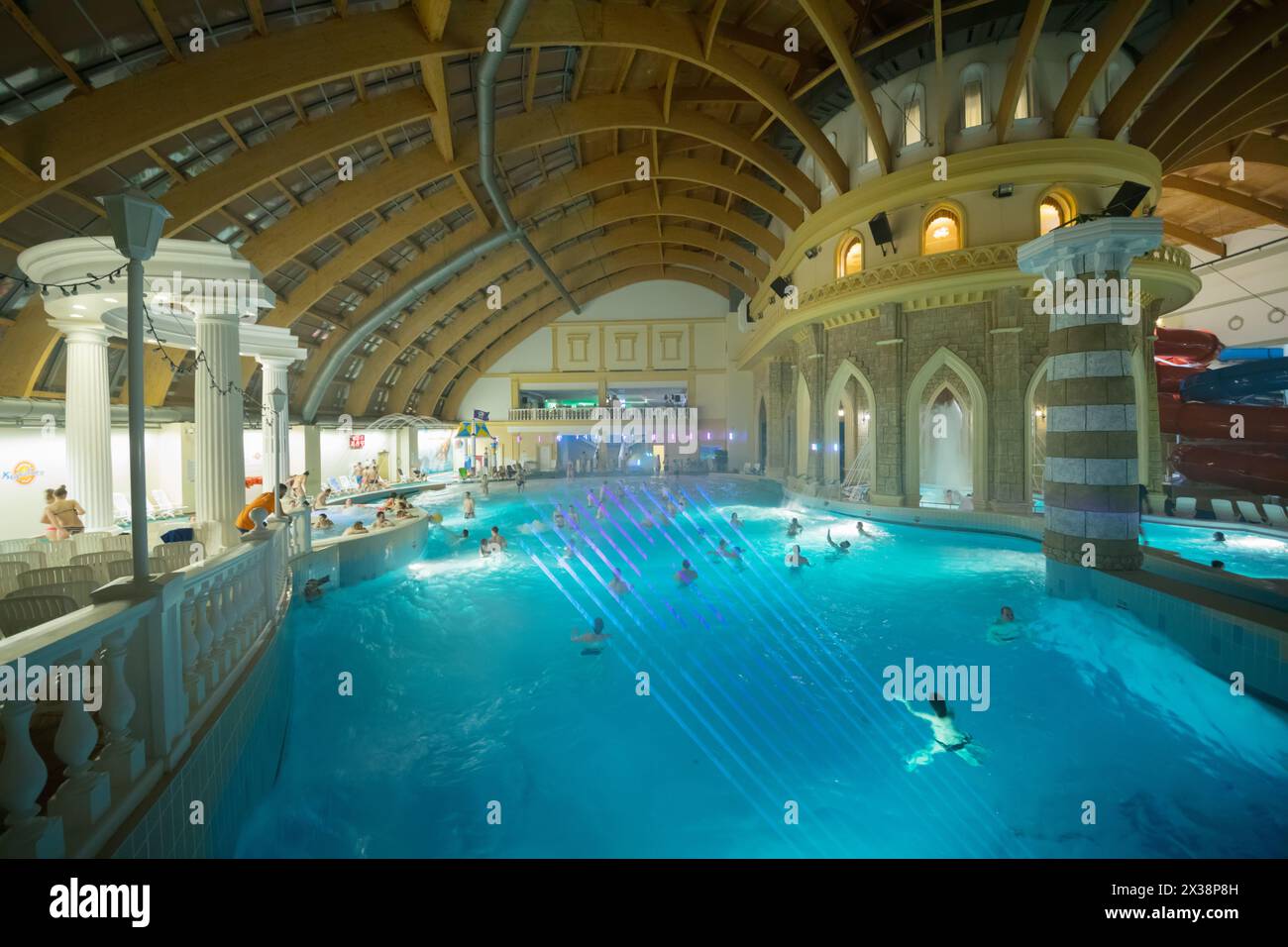 People in pool waterpark caribia hi-res stock photography and images ...