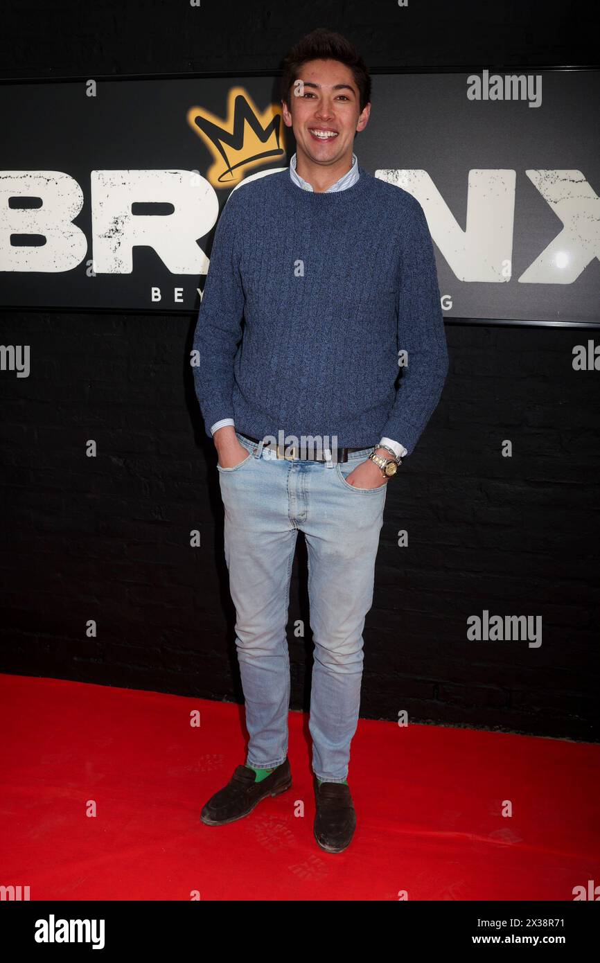 London, UK. 24th Apr, 2024. Ollie Medforth attends the Bronx Boxing ...