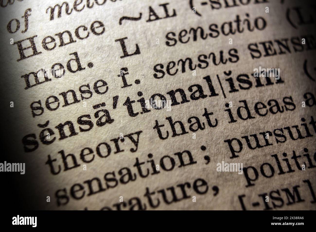 Sensationalism tv hi-res stock photography and images - Alamy