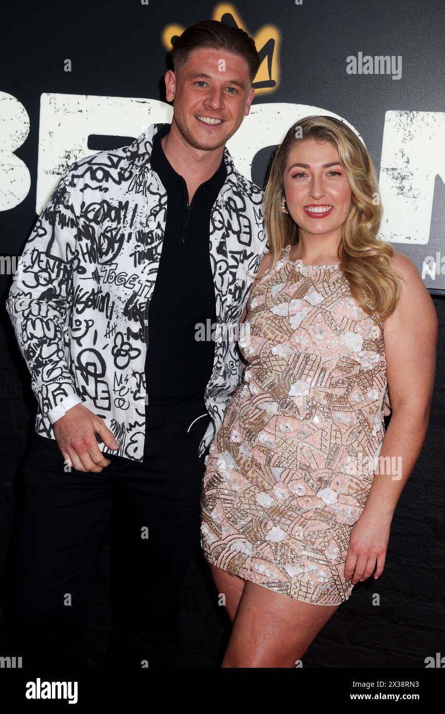 London, UK. 24th Apr, 2024. Brad Johnson and Marnie Swindells attend ...