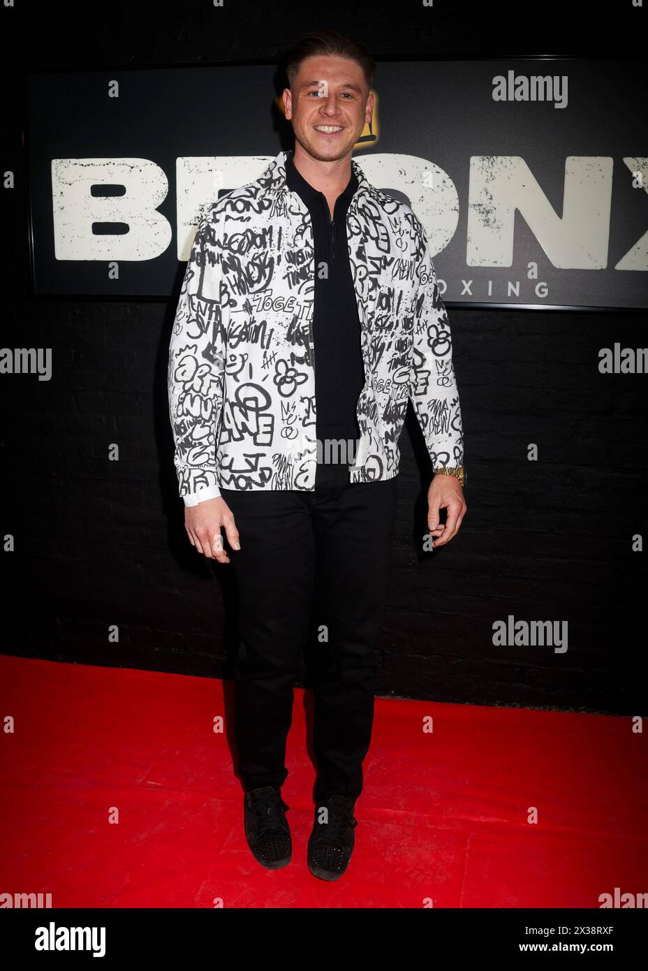 London, UK. 24th Apr, 2024. Brad Johnson attends the Bronx Boxing Club ...