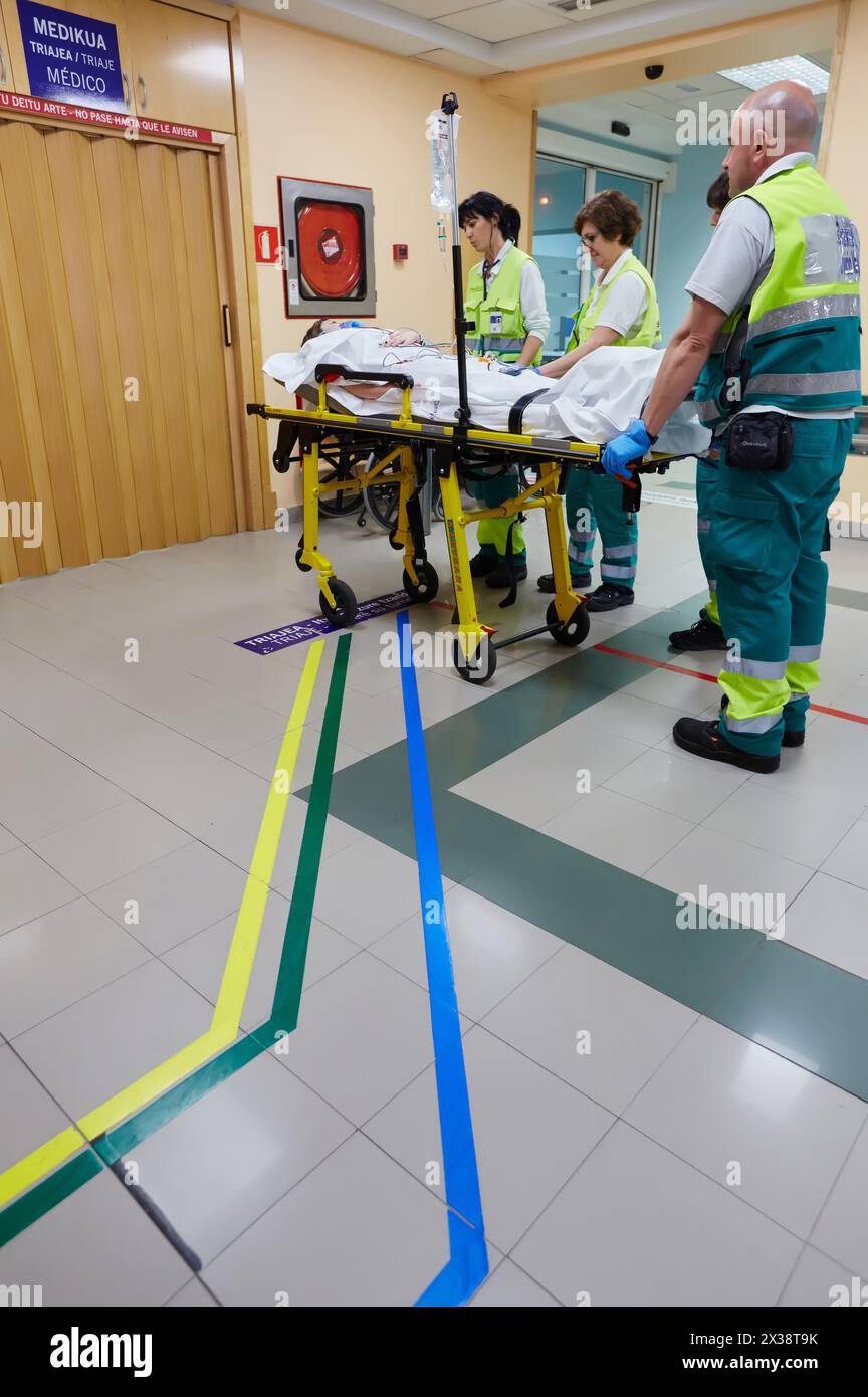 Triage, Emergency room, Hospital Donostia, San Sebastian, Gipuzkoa ...