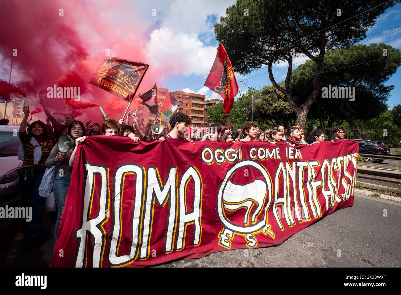 79th rome liberation day hi-res stock photography and images - Alamy