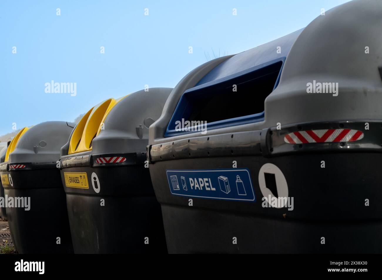 Hand of a person throwing a carton of eggs into the garbage can. The ...