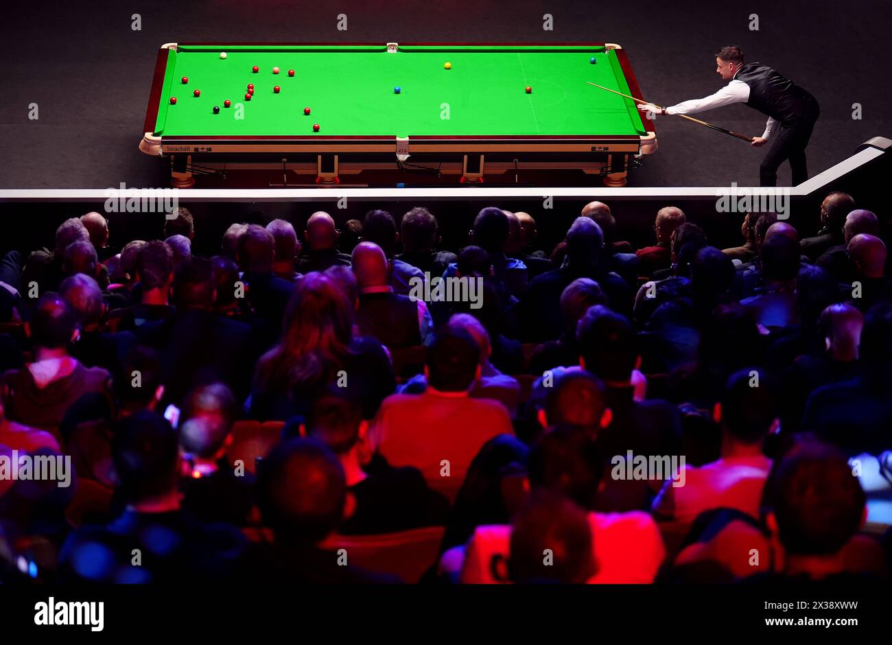 David Gilbert during their second round match against Robert Milkins ...