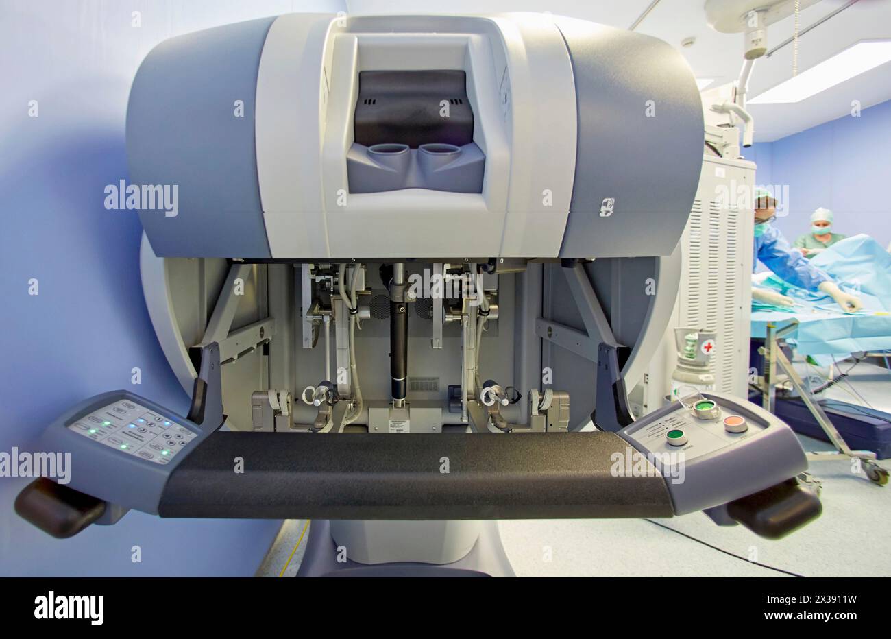 Operating room, Prostate cancer robotic surgery, Da Vinci surgical ...