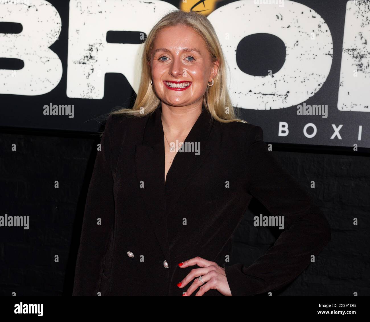 London, UK. 24th Apr, 2024. Rachel Woolford attends the Bronx Boxing ...