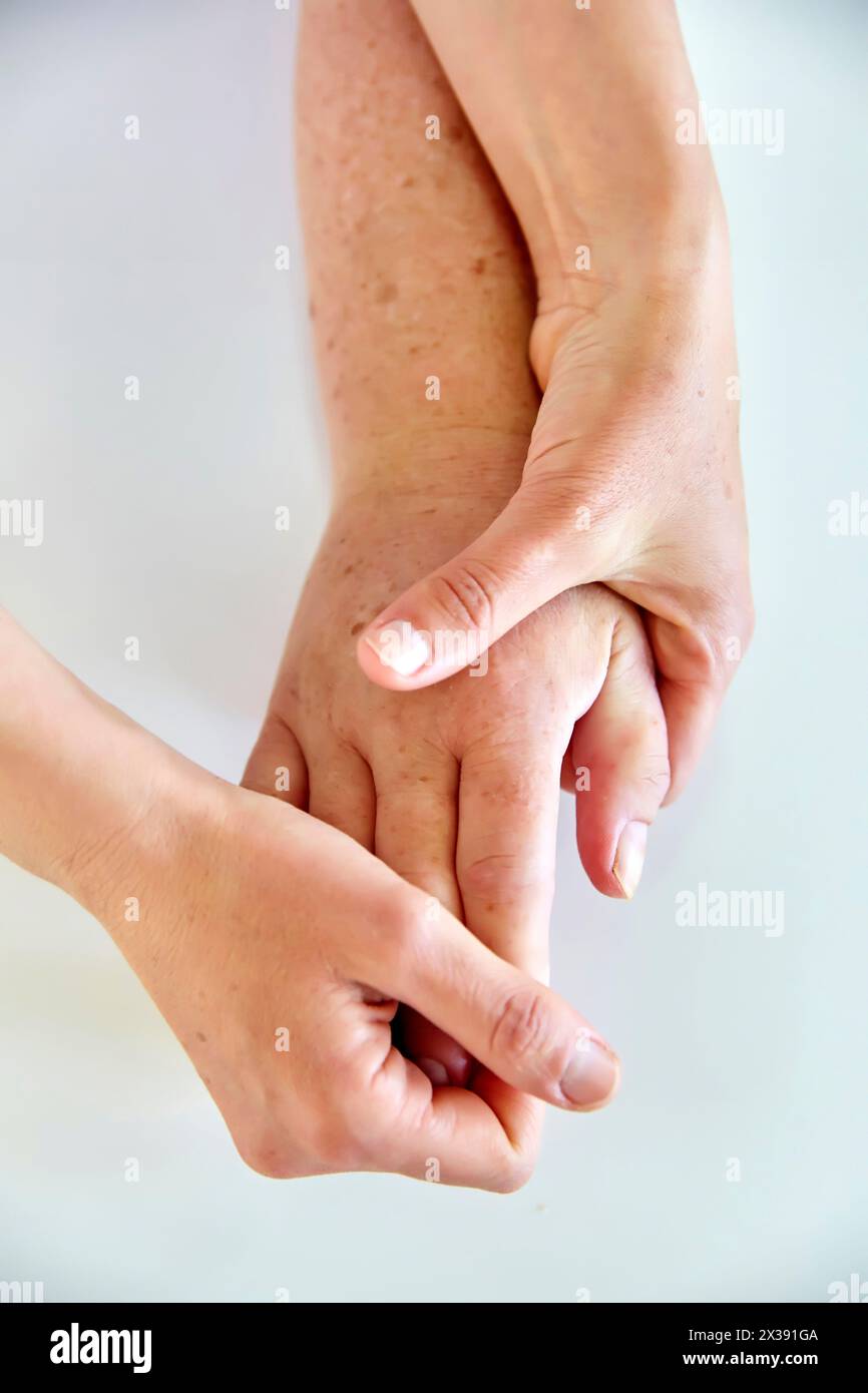 Occupational therapy, physiotherapy, hands: relaxing exercise ...