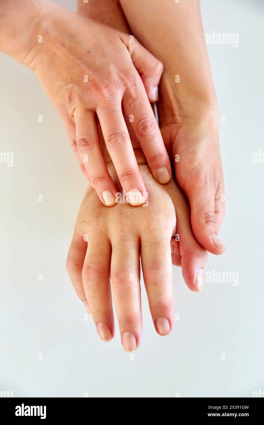 Occupational therapy, physiotherapy, hands: relaxing exercise ...