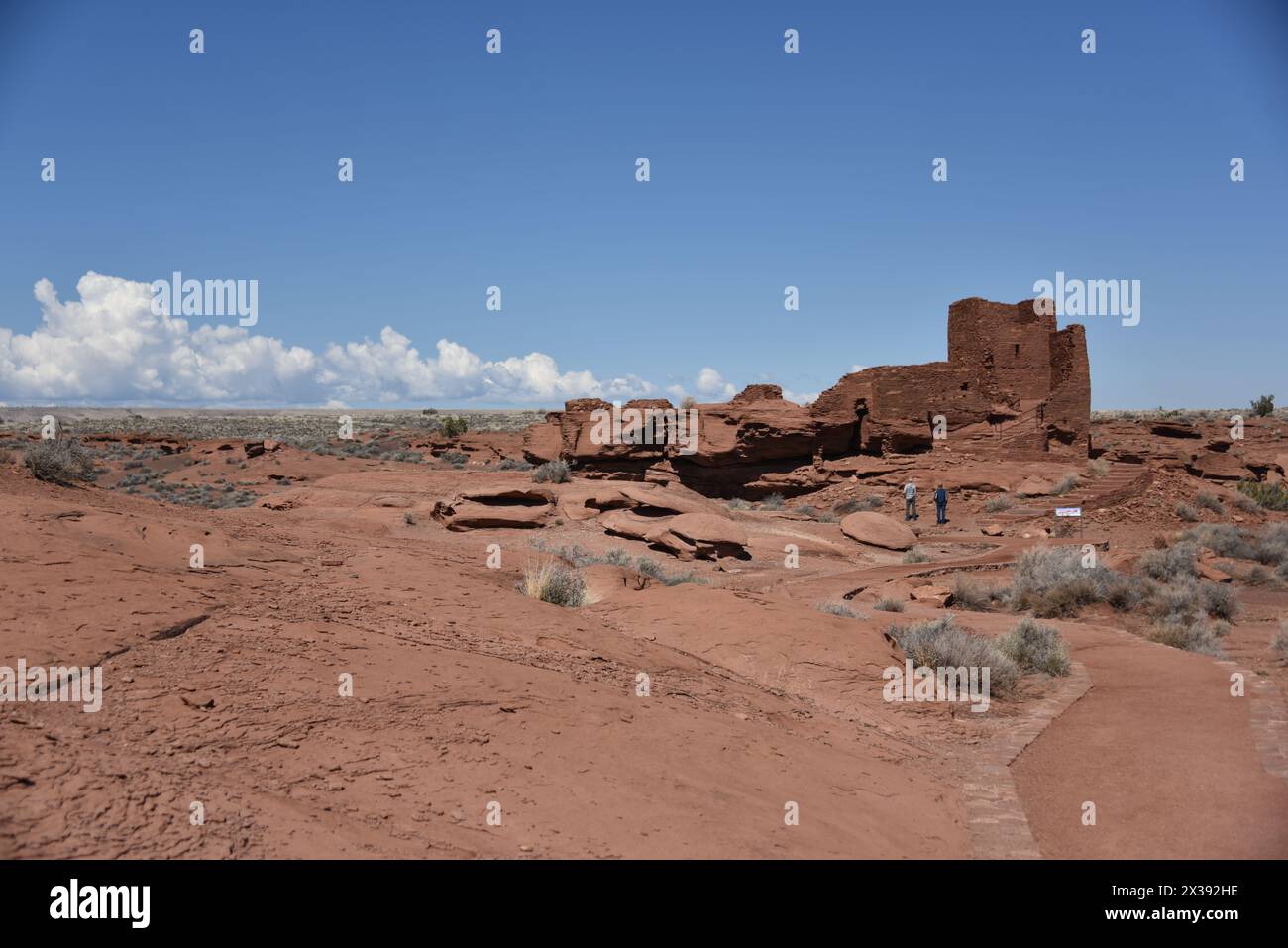 Flagstaff, AZ., U.S.A. June 5, 2018. Wupatki ruins of the Wupatki ...