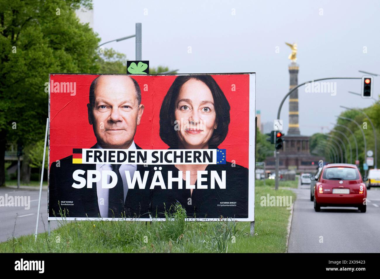 Wahlplakat Europawahl SPD DEU, Deutschland, Germany, Berlin, 22.04.2024 ...