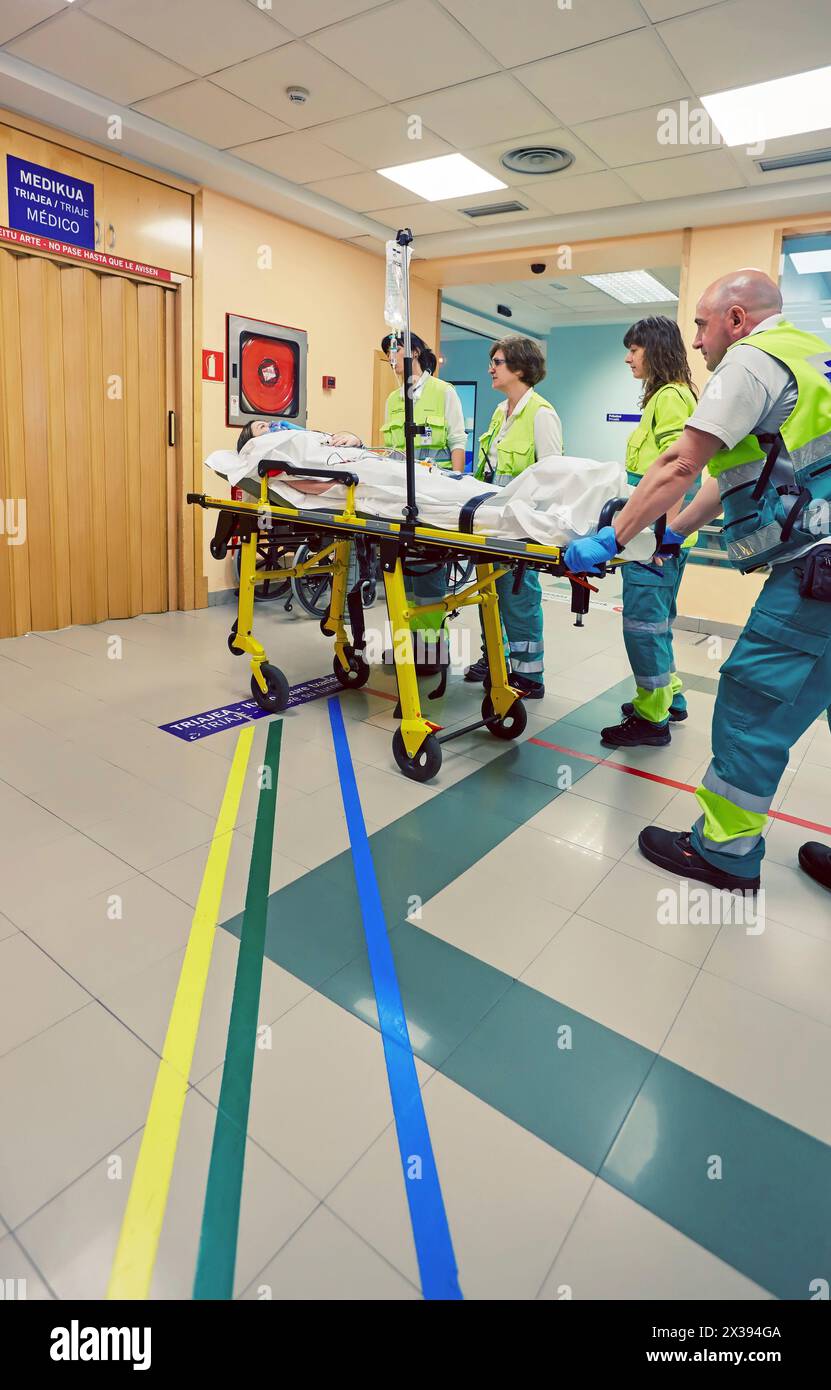 Triage, Emergency room, Hospital Donostia, San Sebastian, Gipuzkoa ...