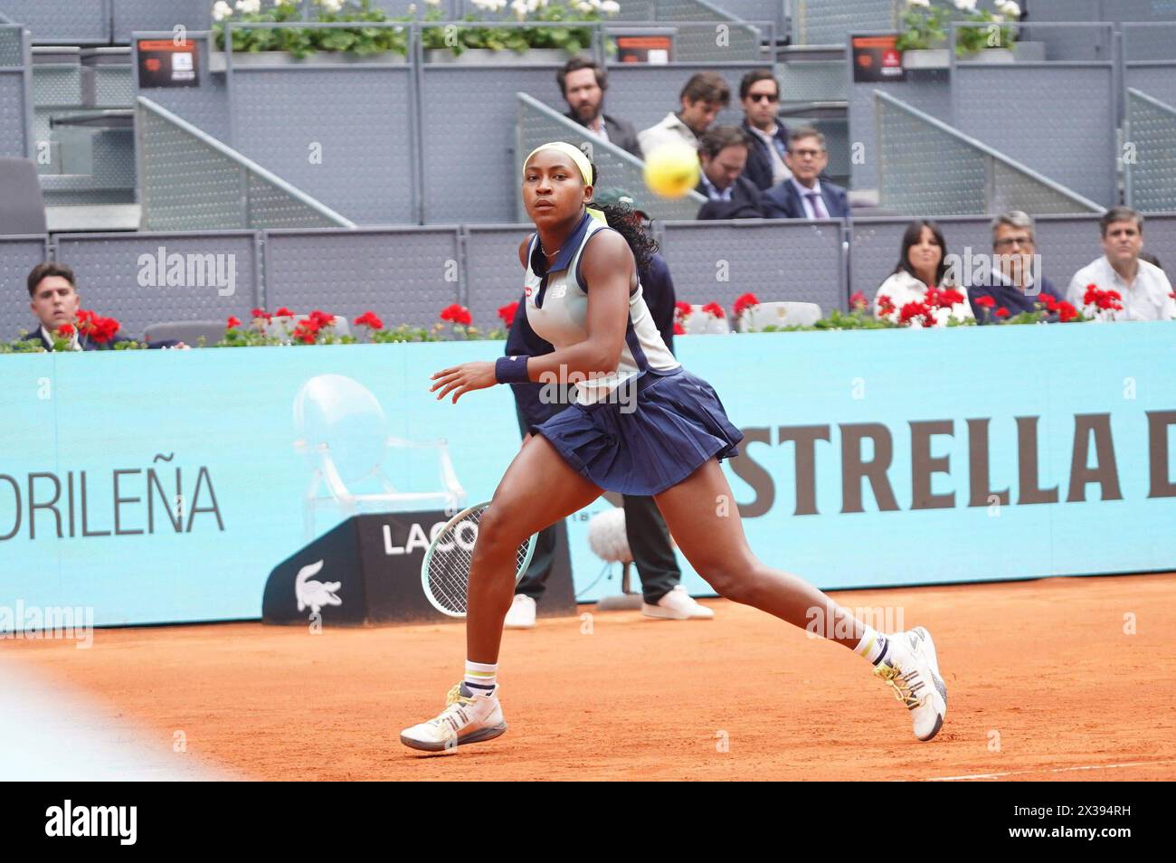 Madrid, Spain. 25th Apr, 2024. Masters 1000 Series Mutua Madrid Open 2024 at La Caja Mágica ...
