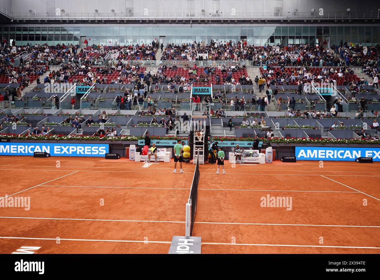 Madrid, Spain. 25th Apr, 2024. Masters 1000 Series Mutua Madrid Open ...