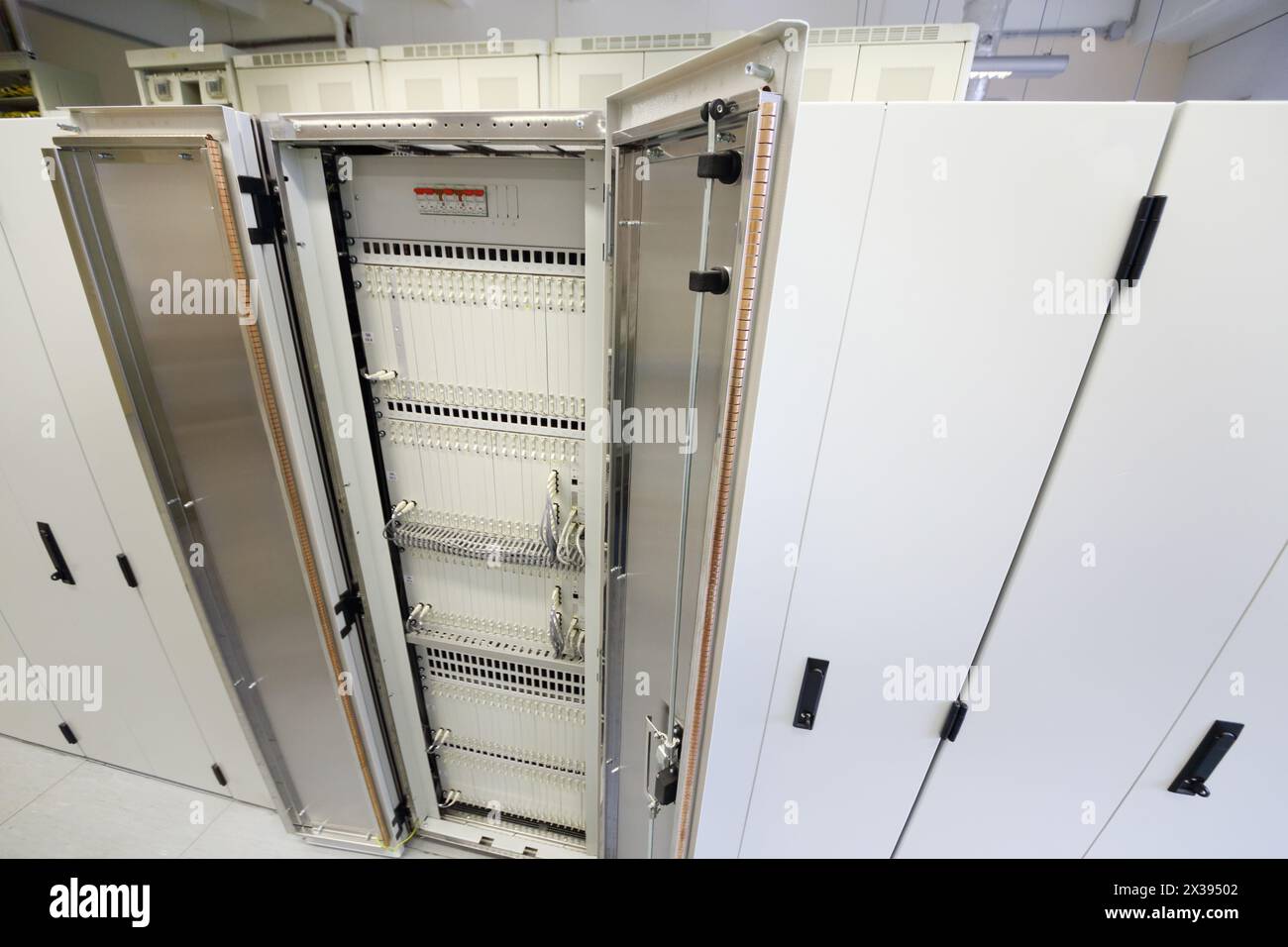 Modern storage for storing data at mobile cellular communication center ...